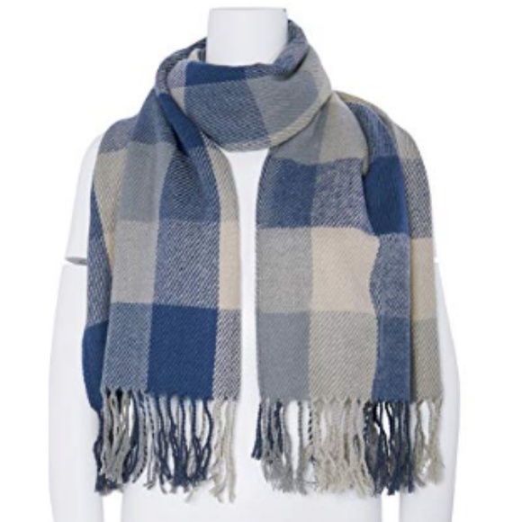 Kraftkreations | Accessories | Unisex Grid Scarf | Poshmark